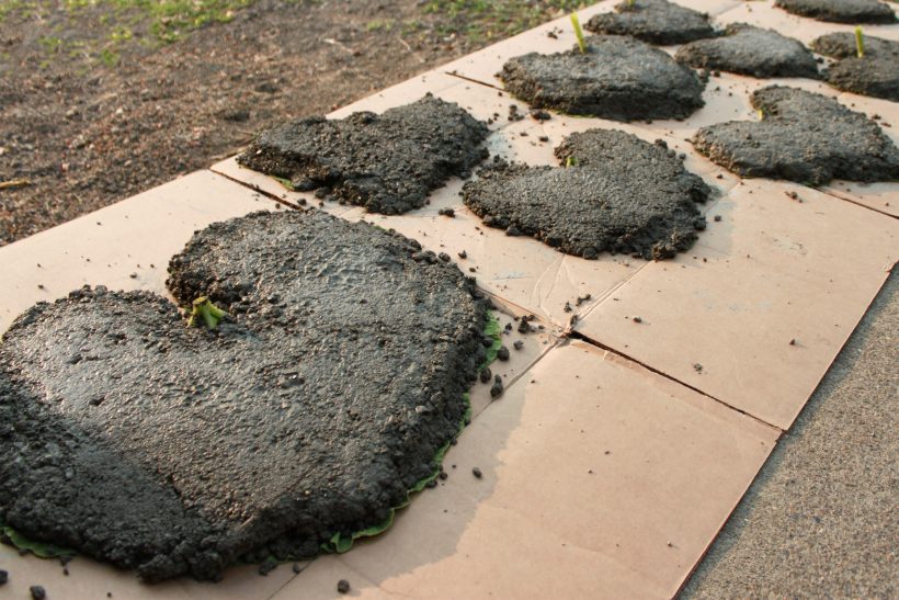 drying cement - Irish Eyes